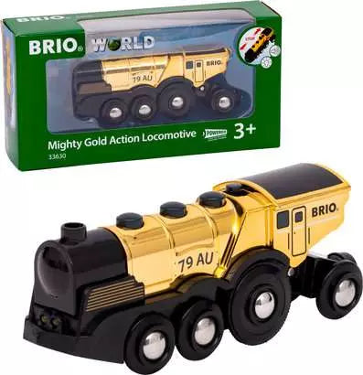 Mighty Gold Action Locomotive – Imagination Station